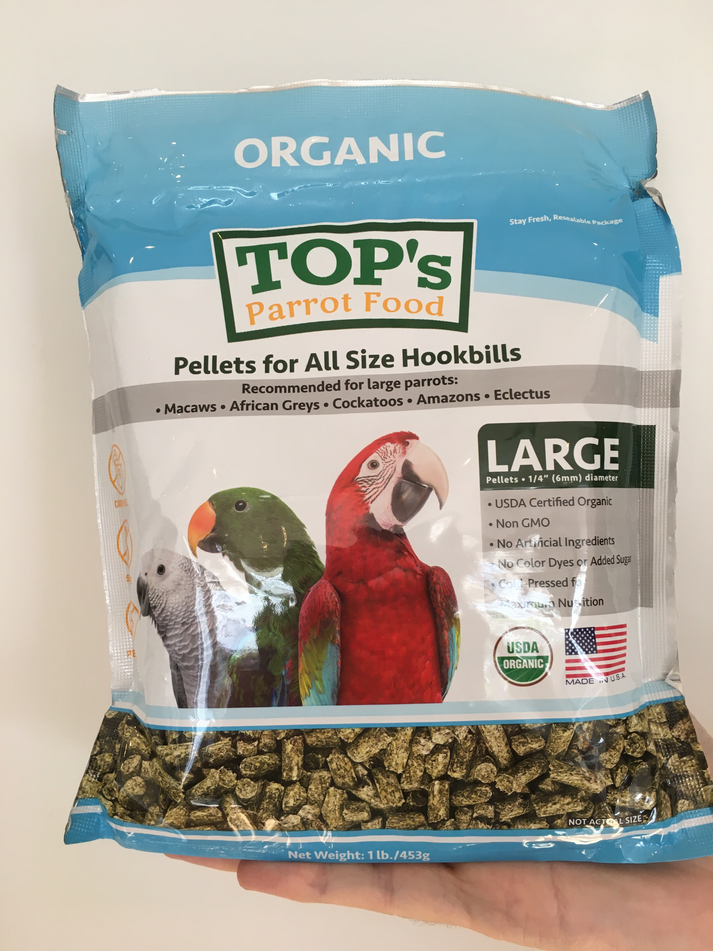 TOP's Parrot Food Large Pellets – Parrot Treats